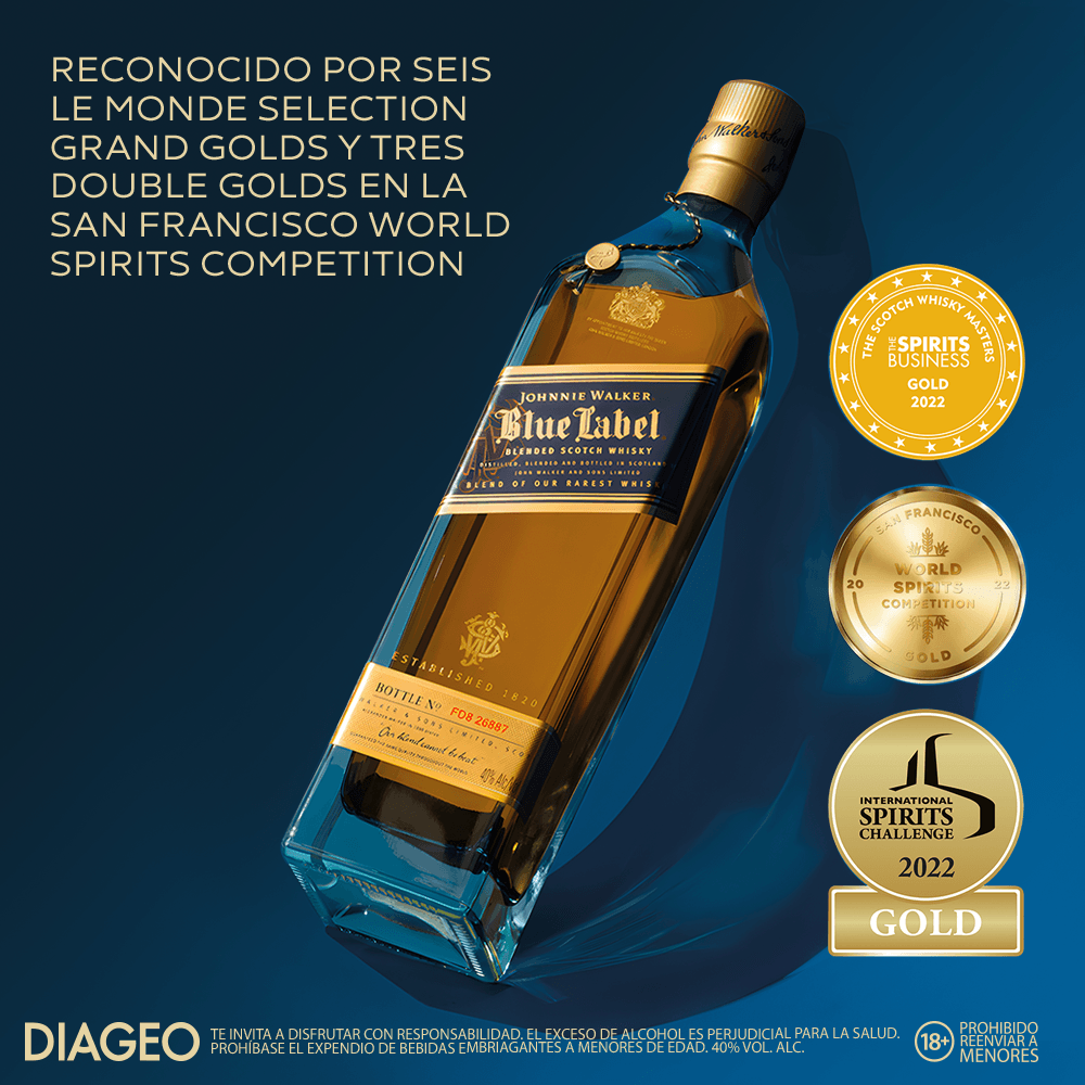 Whisky Johnnie Walker Blue Label Blended - Vinos, Whisky, Tequilas ...