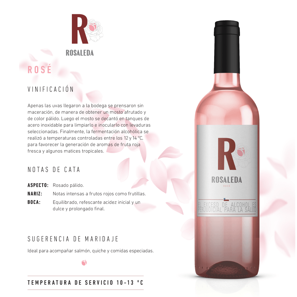 Vino Rosado Rosaleda - Vinos, Whisky, Tequilas, Cervezas - Dislicores Store