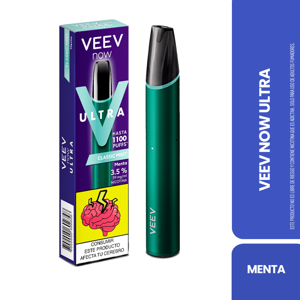 Veev Ultra Clasic Mint 2ml 1.100 Puffs - Vinos, Whisky, Tequilas ...